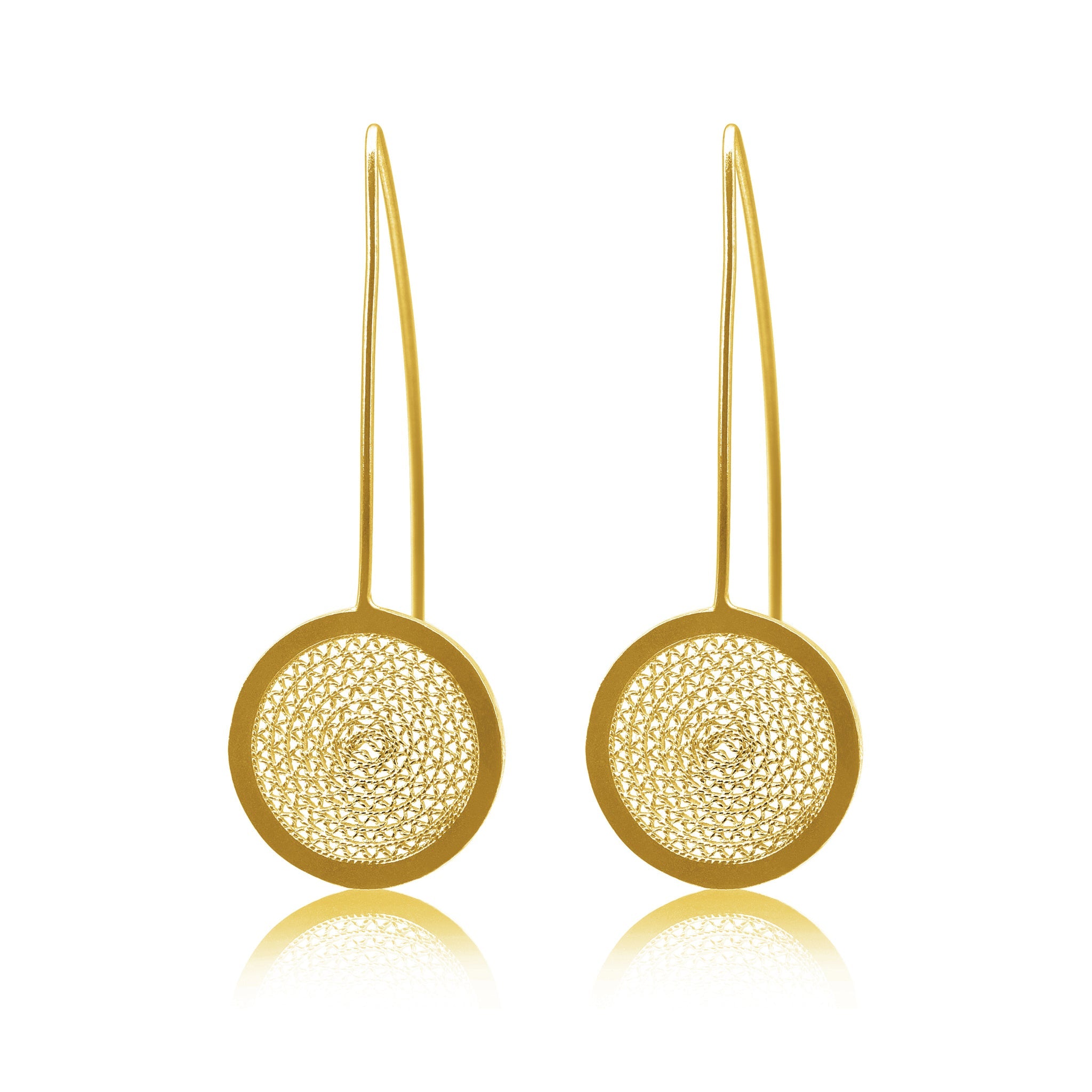 Mia gold earrings store